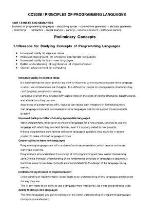 ADSA-total - Lecture notes 1 - UNIT- I Overview of Data Structures ...
