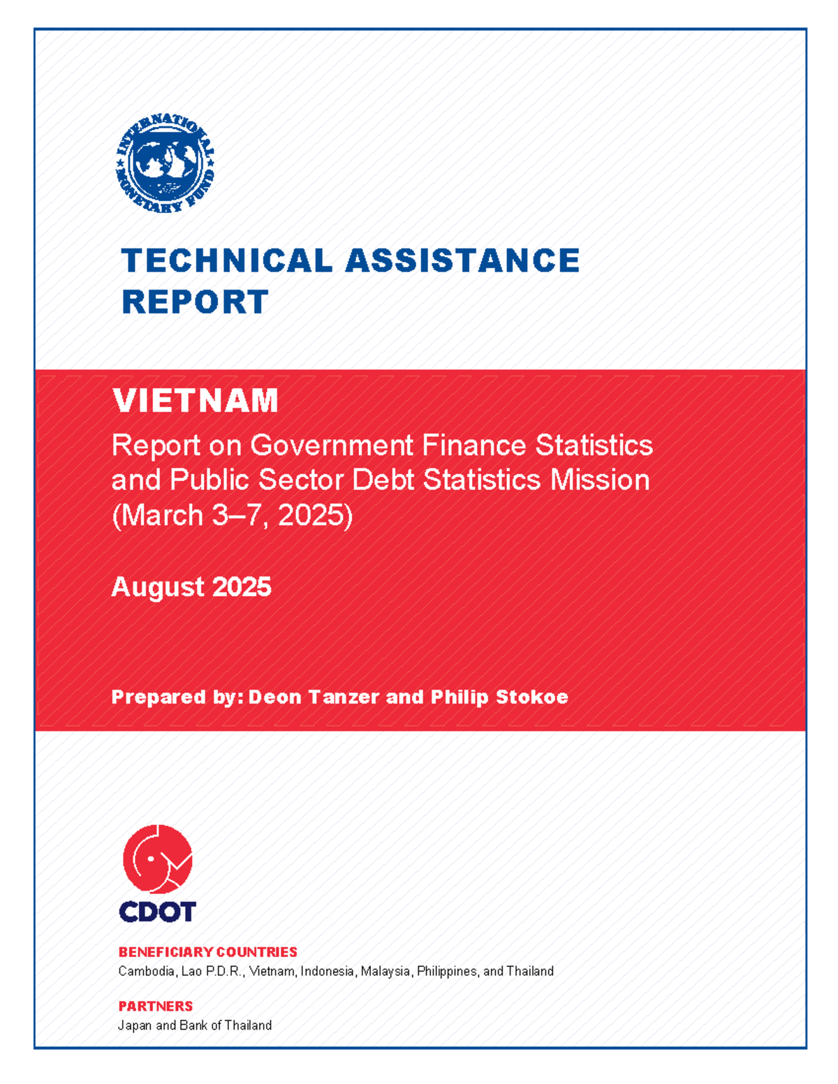 IMF Technical Assistance Report: Vietnam GFS & PSDS (Mar 2025) - Studocu