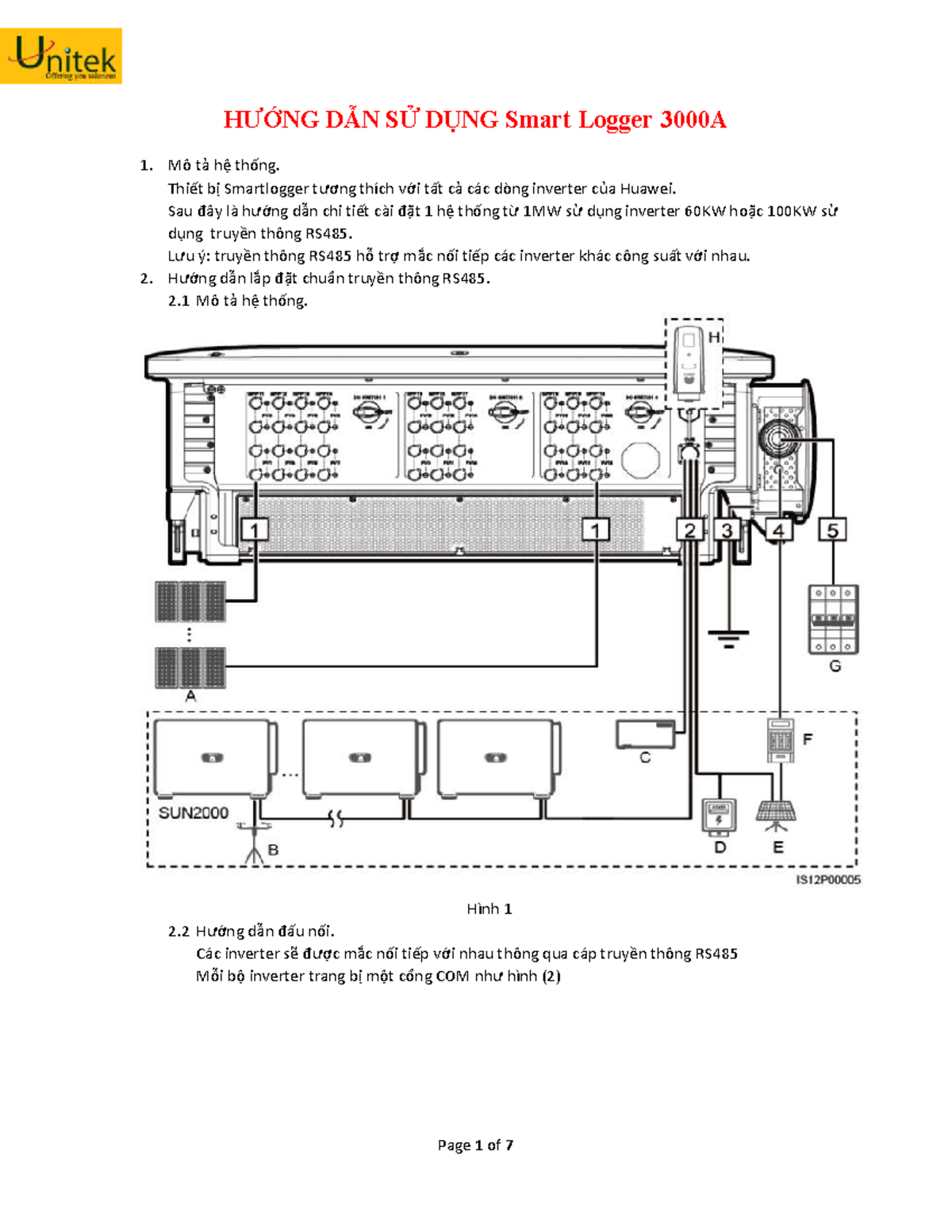 HƯỚNG DẪN CÀI ĐẶT & SỬ DỤNG Smartlogger 3000A chi tiết - Studocu