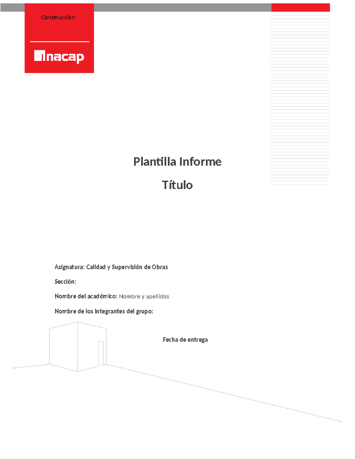 Plantilla Informes Inacap - Plantilla Informe Título Asignatura ...