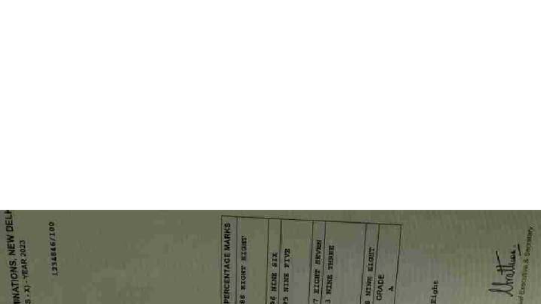 CISCE Class X Marksheet 2023 - Jaishnee Tinari - Studocu