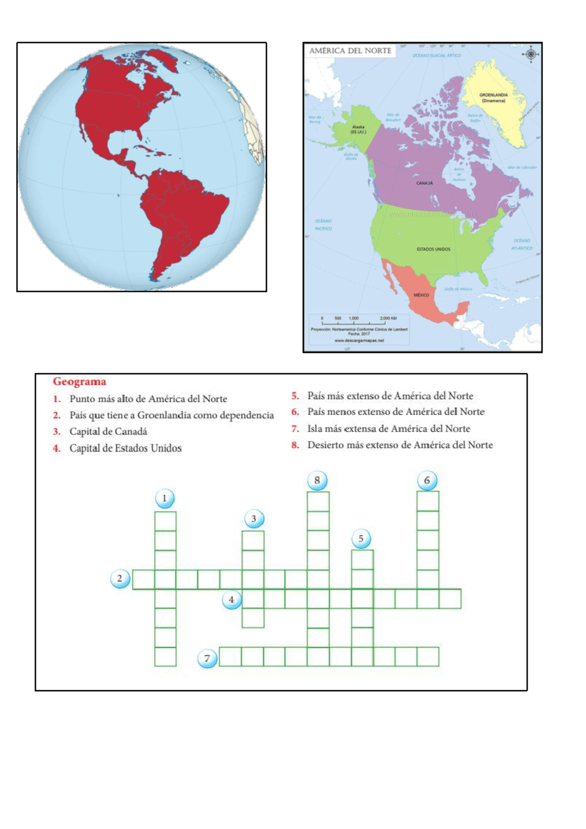 América del Norte: Geografía y Población (150 120 90 60) - Studocu