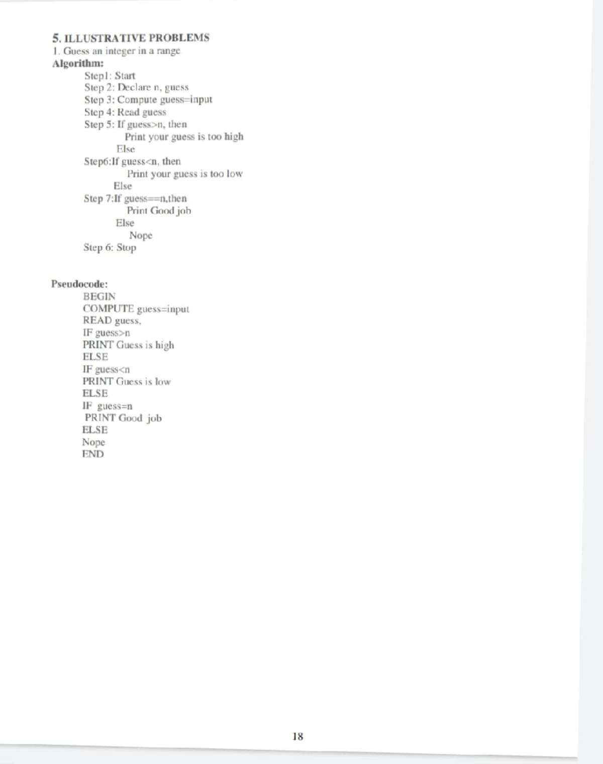 Illustrative Problems and Algorithms in Python (CS 101) - Studocu