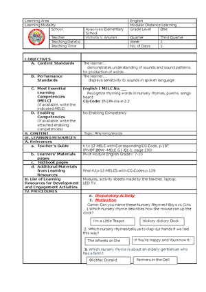 SCI8-Q3- Module 3 - Science Quarter 3 - Module 3: Atoms - Inside Out 8 ...