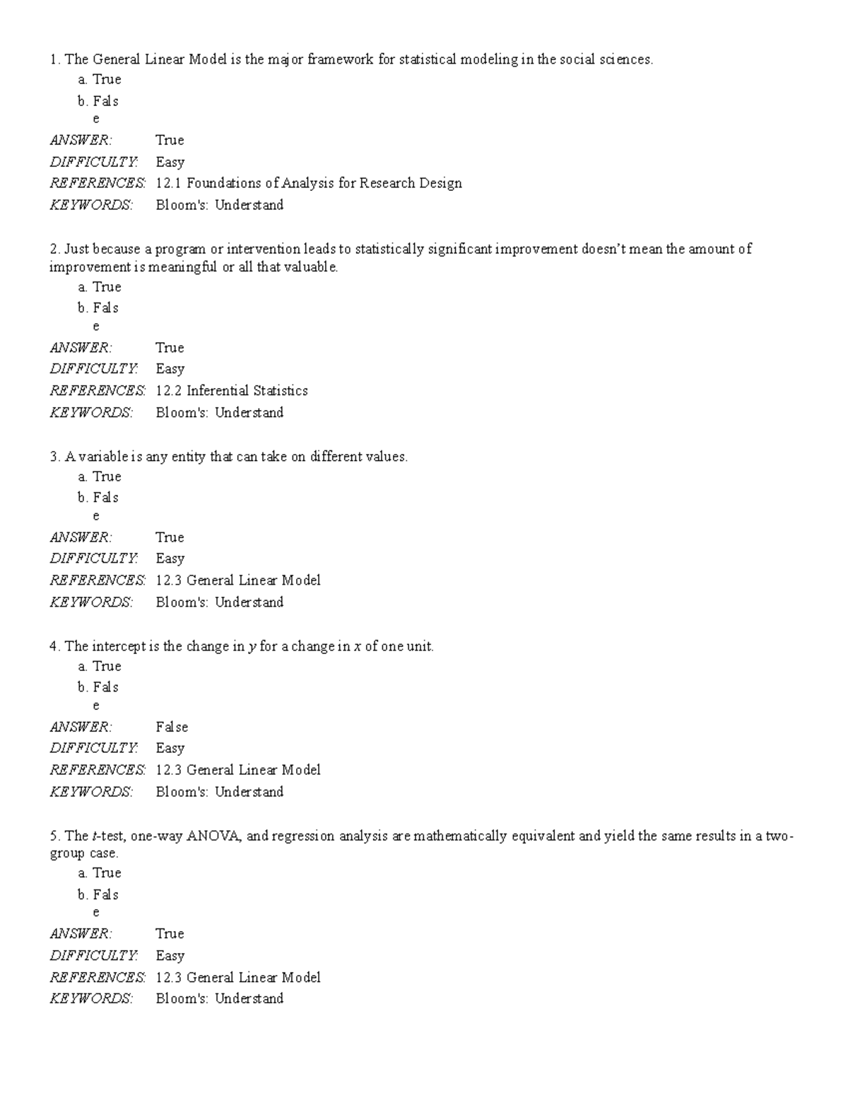 Chapter 12: Understanding Inferential Analysis in Statistics - Studeersnel