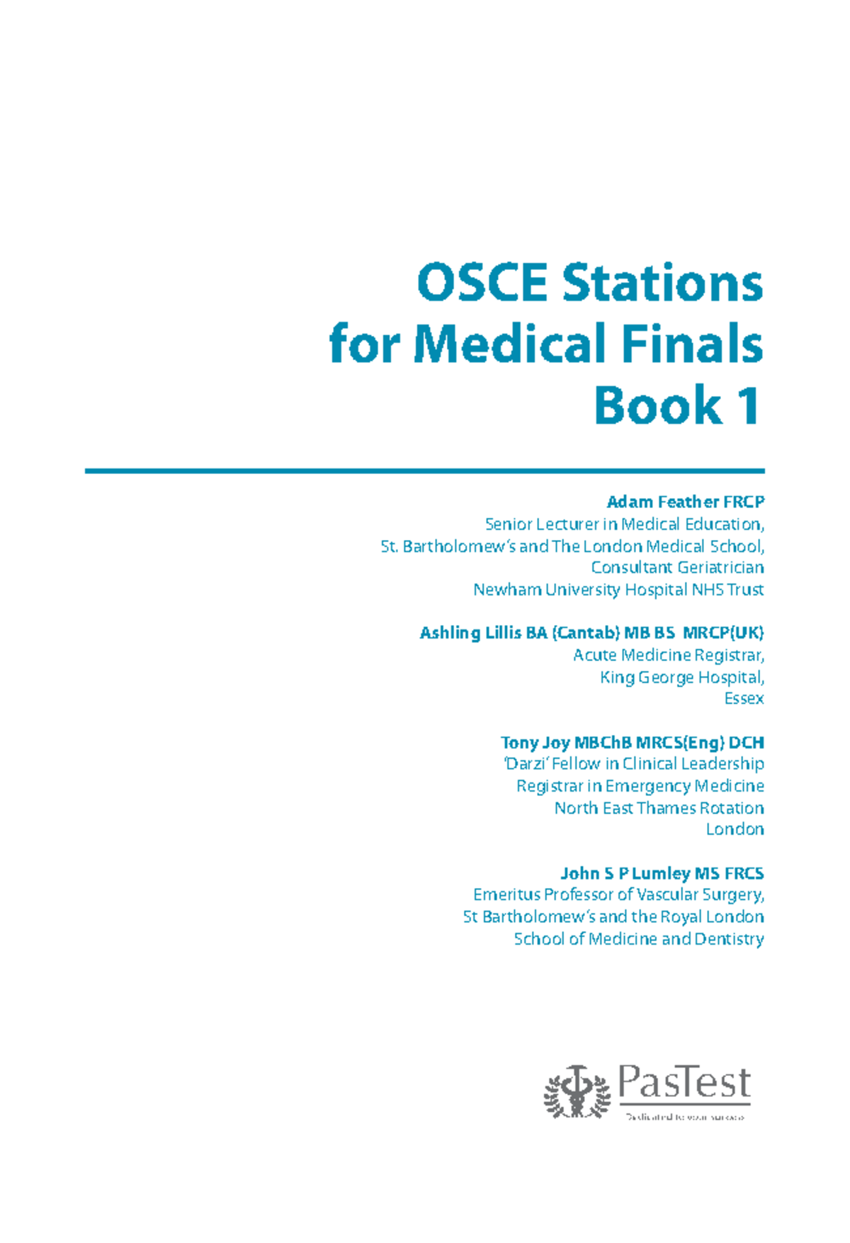 OSCE Exam Practice Notes for Medical Finals (9781905635795) - Studocu