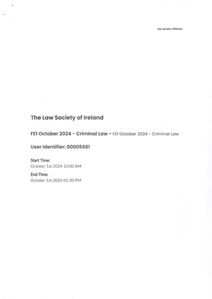 Final Examinations - FE1 - Studocu