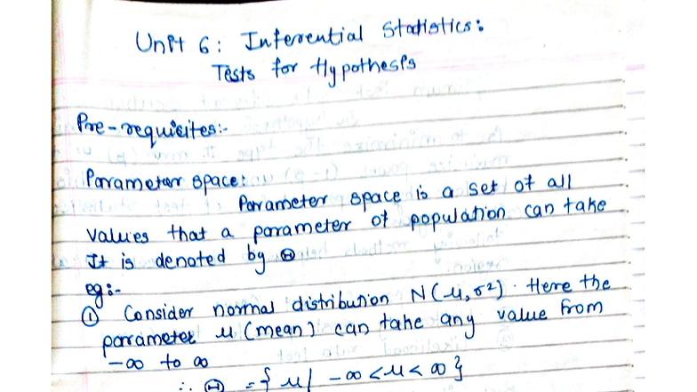Unit 6 Statistics: Hypothesis Testing and Power Analysis - Studocu