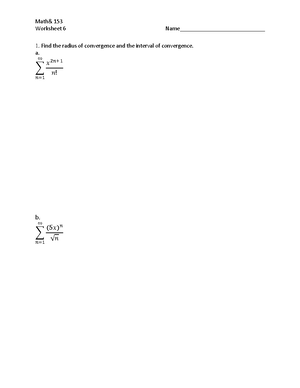 Math 153: Section 2.4 & 2.5 Vector Calculations and Plane Equations ...