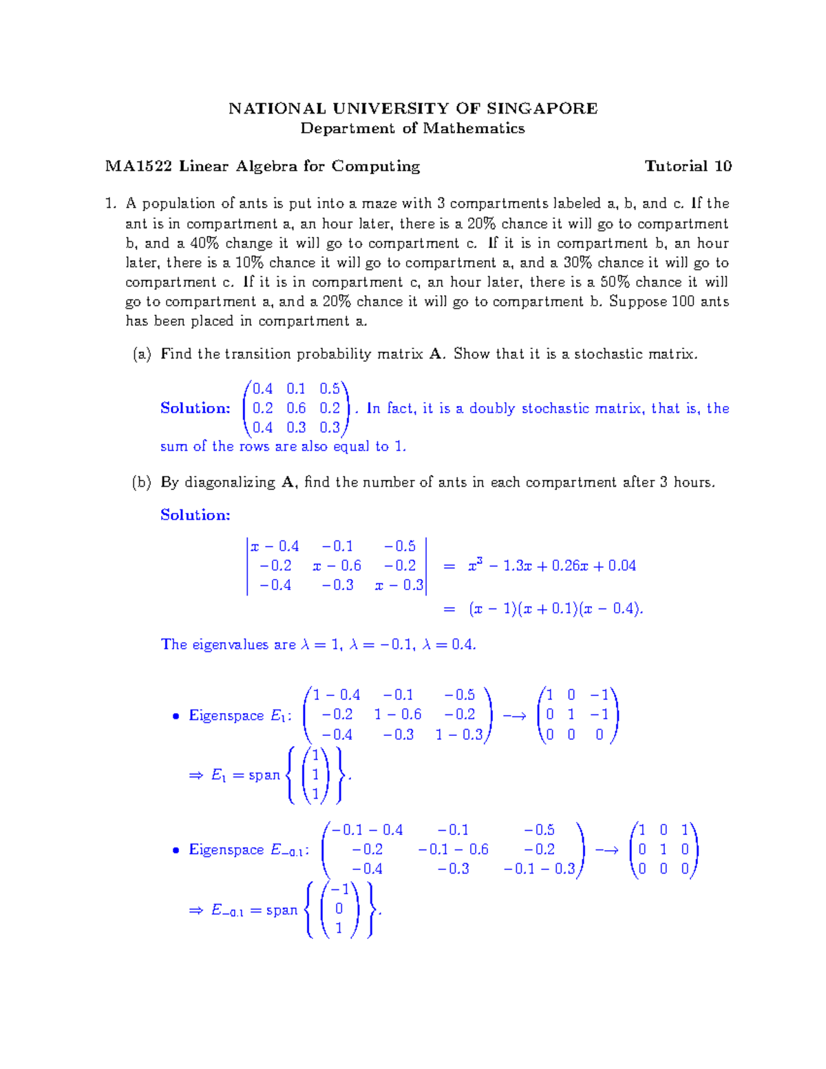 Tutorial 10 Solution - I am stupid - NATIONAL UNIVERSITY OF SINGAPORE ...