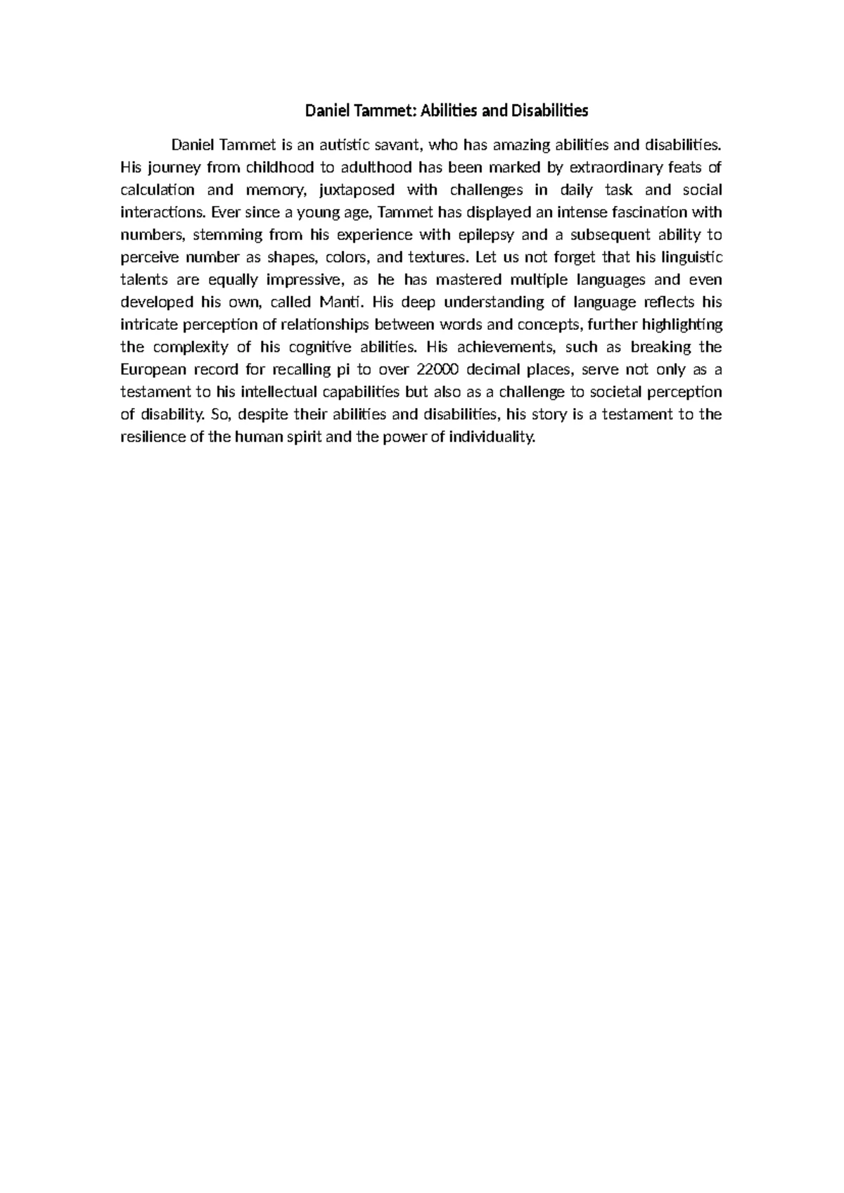 MY Reflection -TEK1 - English Answer Sheet, Summaries and Written ...