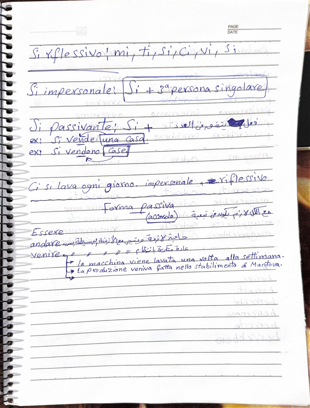 3049 Italian Reflexive and Passive Verbs Notes - Studocu