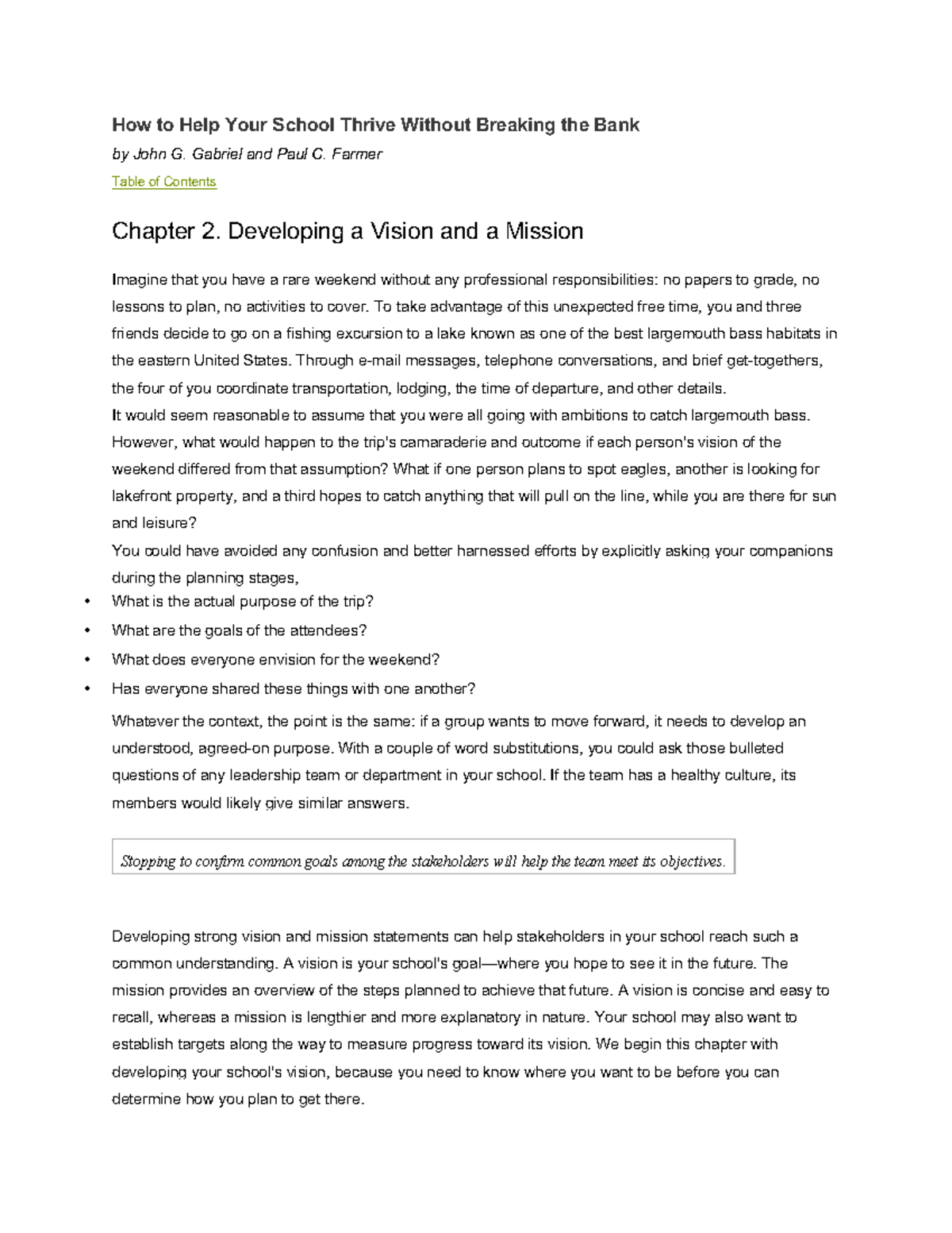 Crafting Effective Vision and Mission Statements for Schools - Studocu
