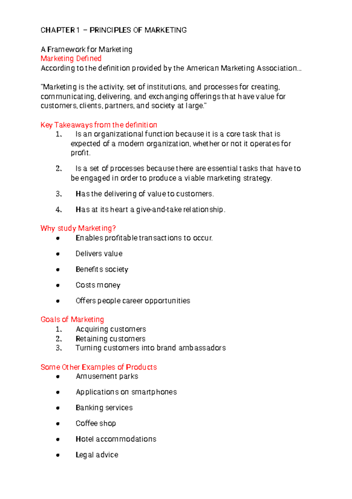 CHAPTER 1 & 2 PRINCIPLES OF MARKETING: KEY CONCEPTS AND STRATEGIES - Studocu
