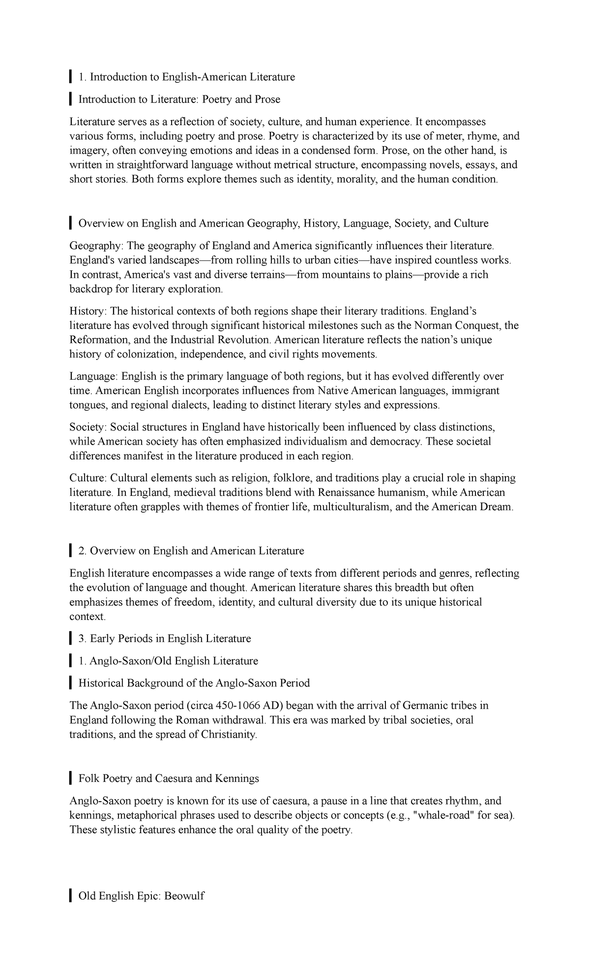 ENG 101: Intro to Literature - Exploring Poetry and Prose in Context ...