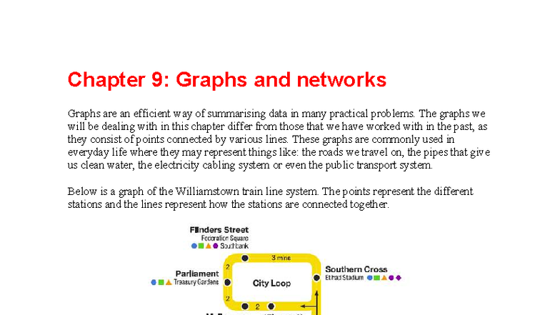 GM-Graphs and Networks: Chapter 9 Summary and Key Concepts - Studocu