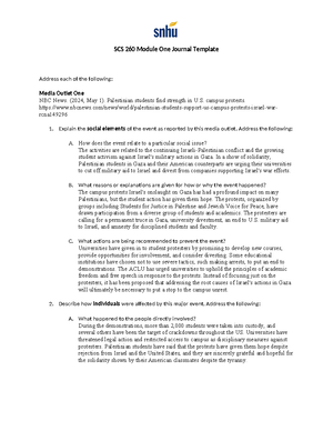 SCS 260 Module Six Journal Template - SCS 260 Module Six Journal ...