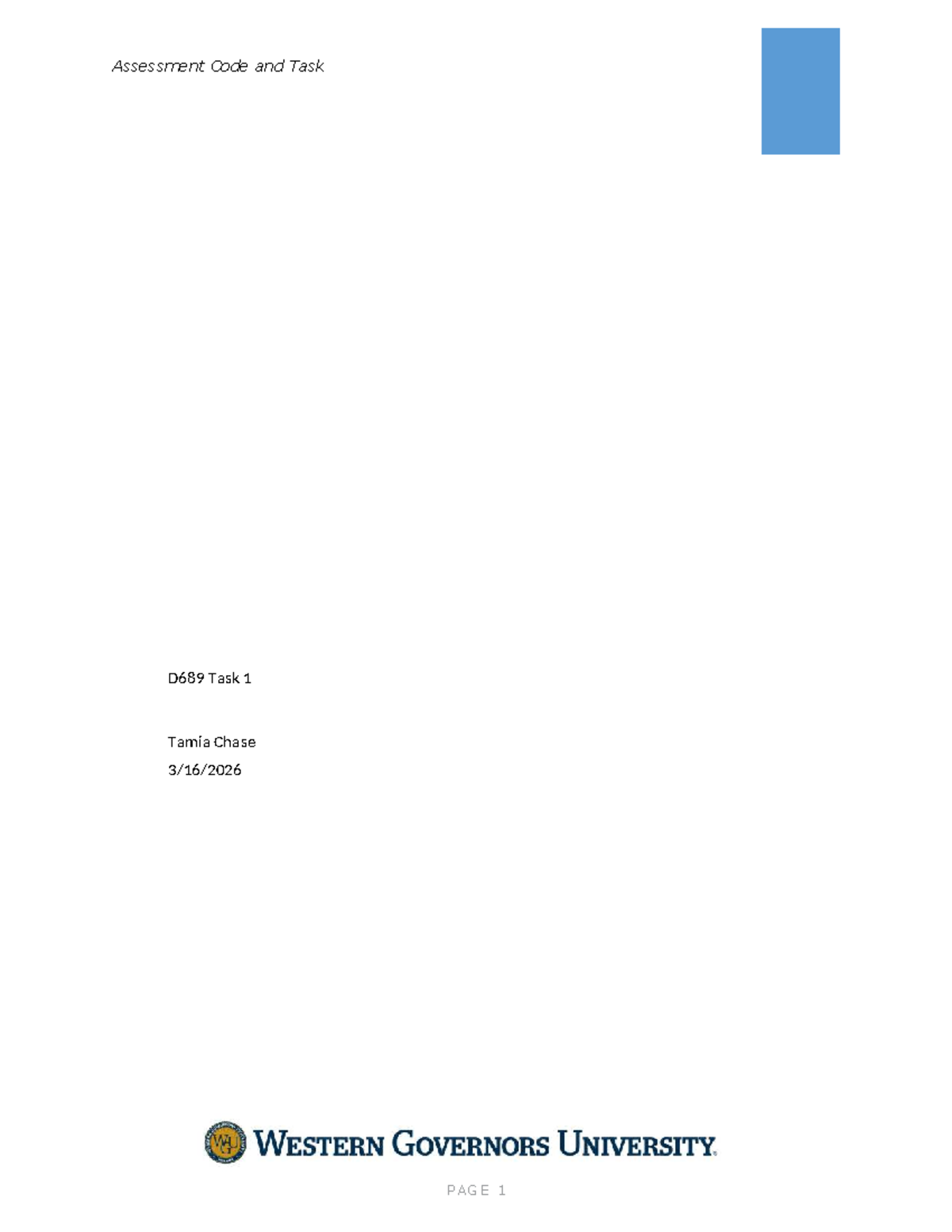 D689 Task 1: Individual Reading Assessment Plan for Jacob Dillon - Studocu