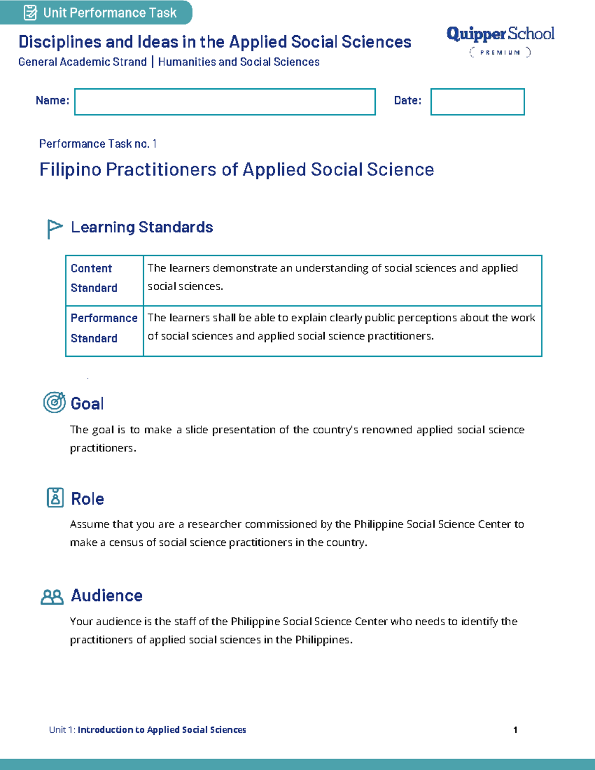 DIA 12 Q1 01 PT01 - Slide Presentation on Filipino Social Science ...