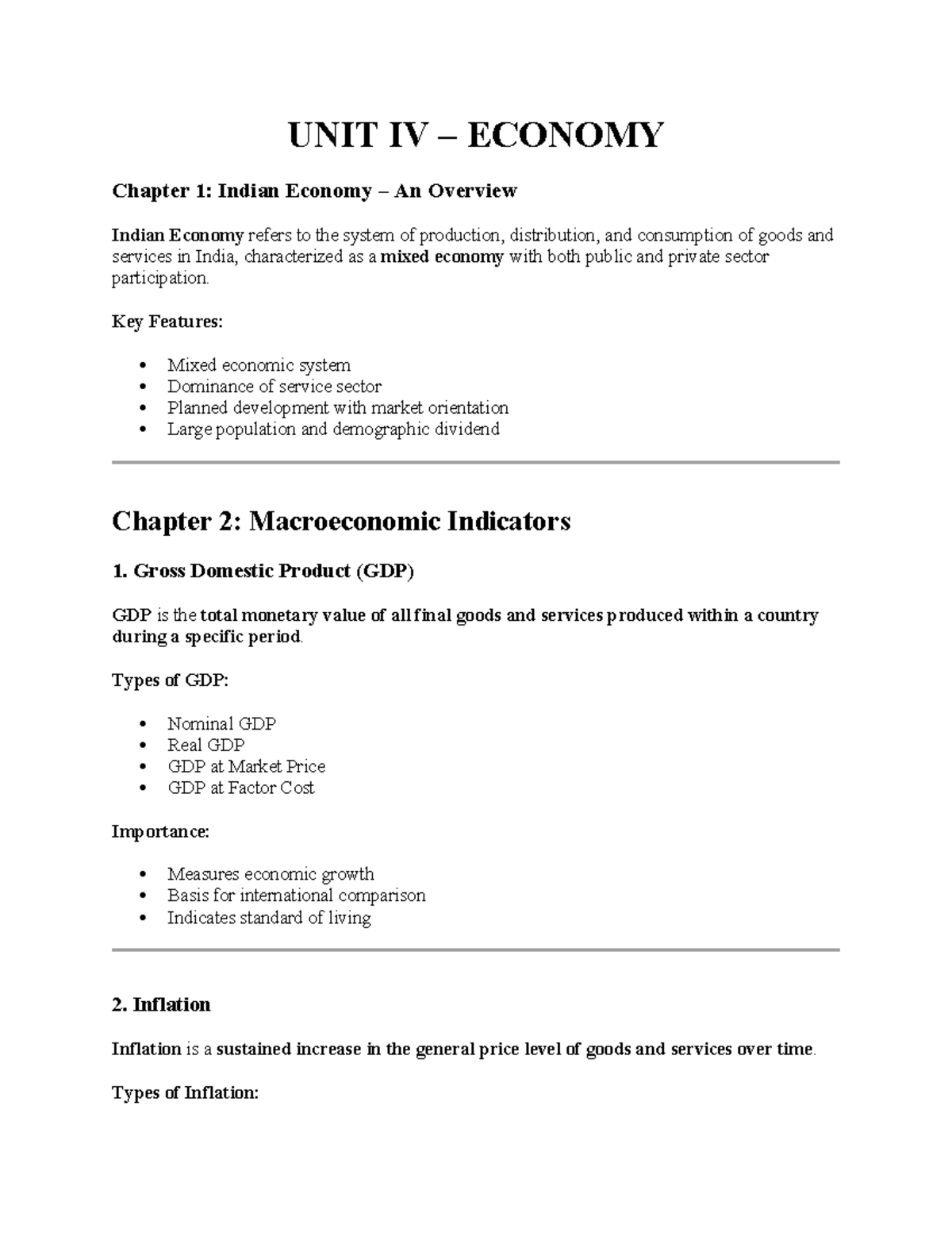 UNIT IV-V GBA - BBA 3 Year General Business Awareness Notes 2025-26 ...