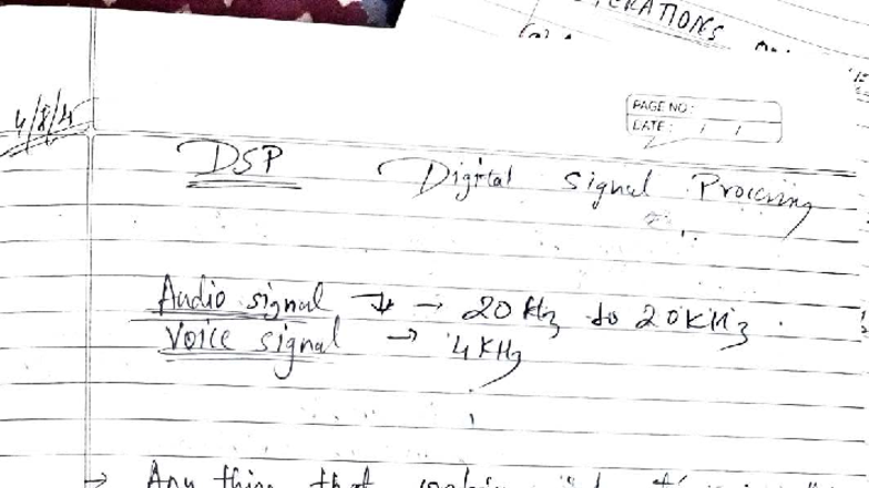 DSP Module 1 Notes: Understanding Digital Signal Processing - Studocu