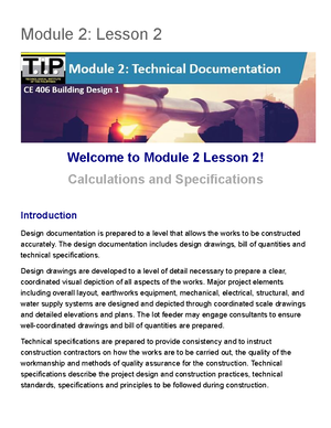 Module 3 Lesson 1 CE 104- Building Systems Design-converted - Module 3 Lesson 1 Welcome to ...