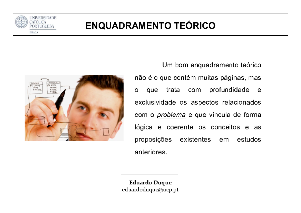 Enquadramento Teórico: Fundamentos e Revisão da Literatura - Studocu