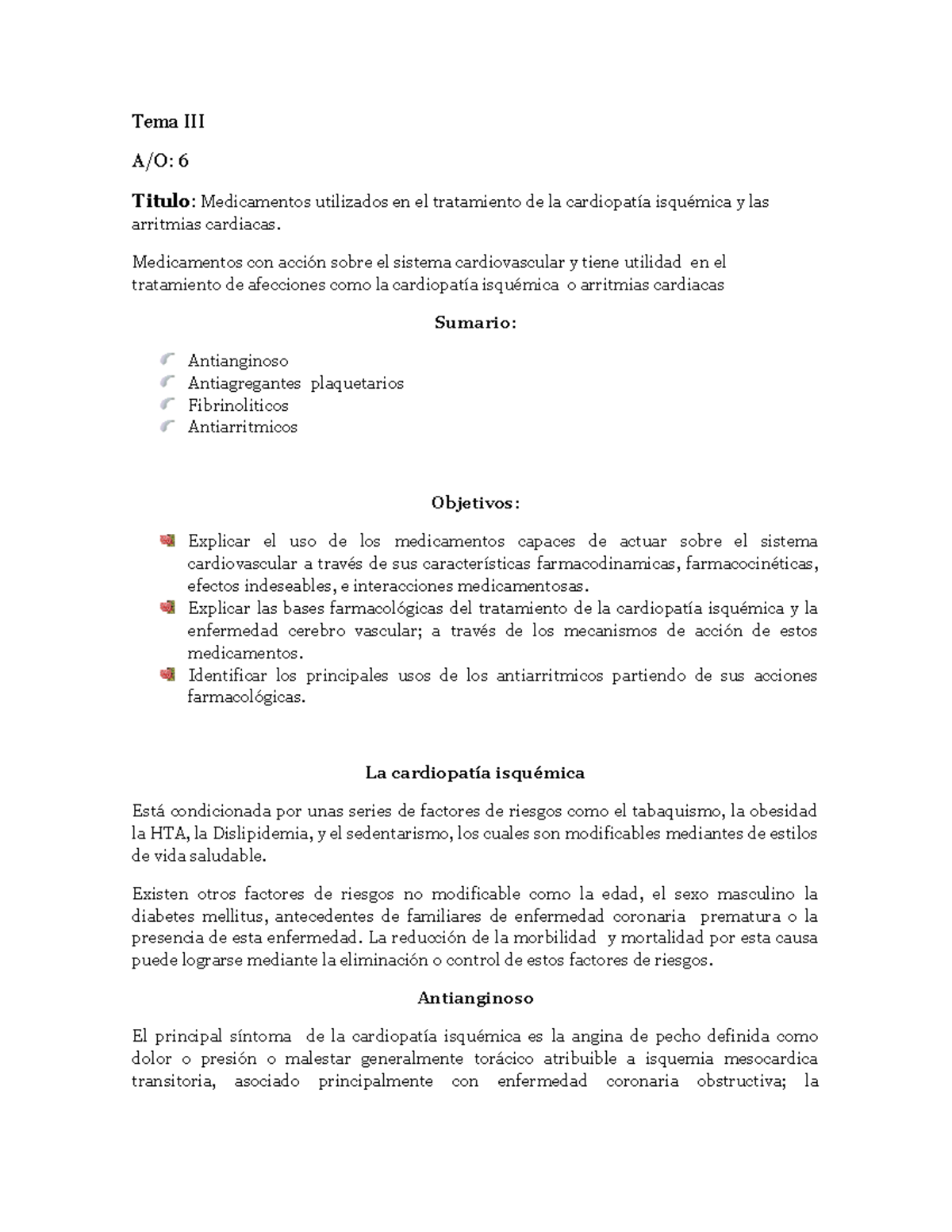 Farma 06 - Medicamentos Cardiovasculares: Tratamiento y Farmacología ...