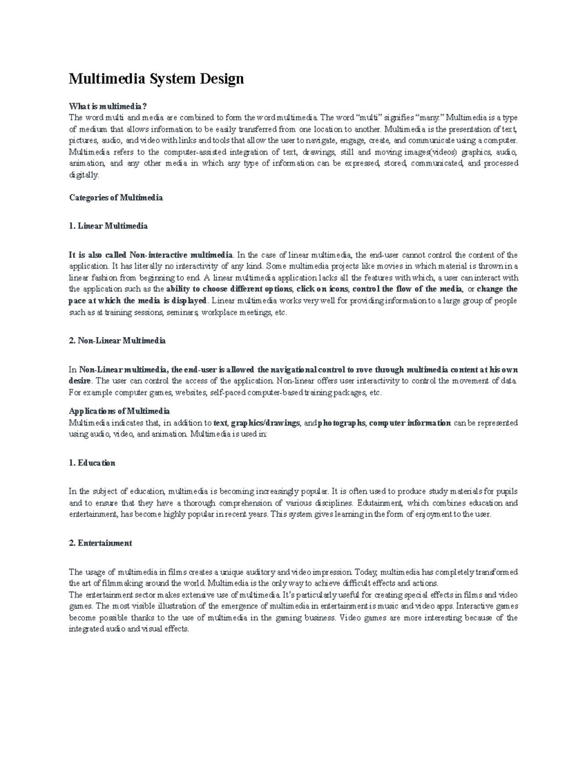 Multimedia System Design: Understanding Its Components & Applications ...