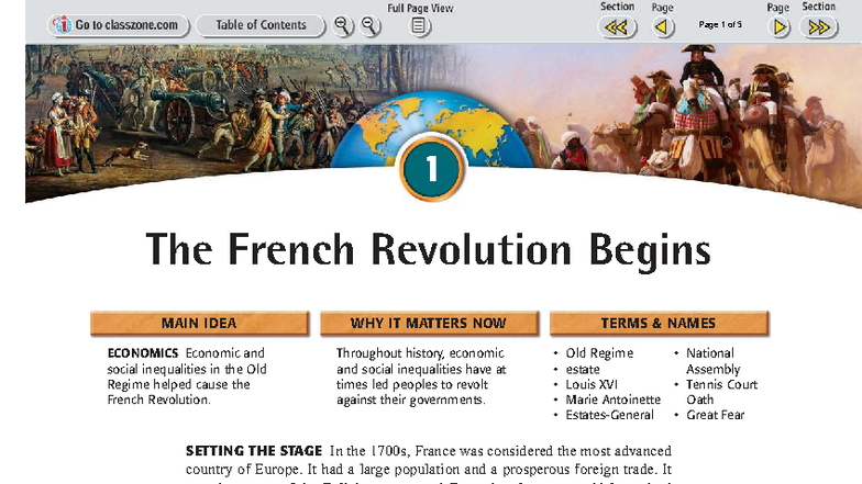 Ch23 1 - The Causes of the French Revolution: Inequalities and Unrest ...