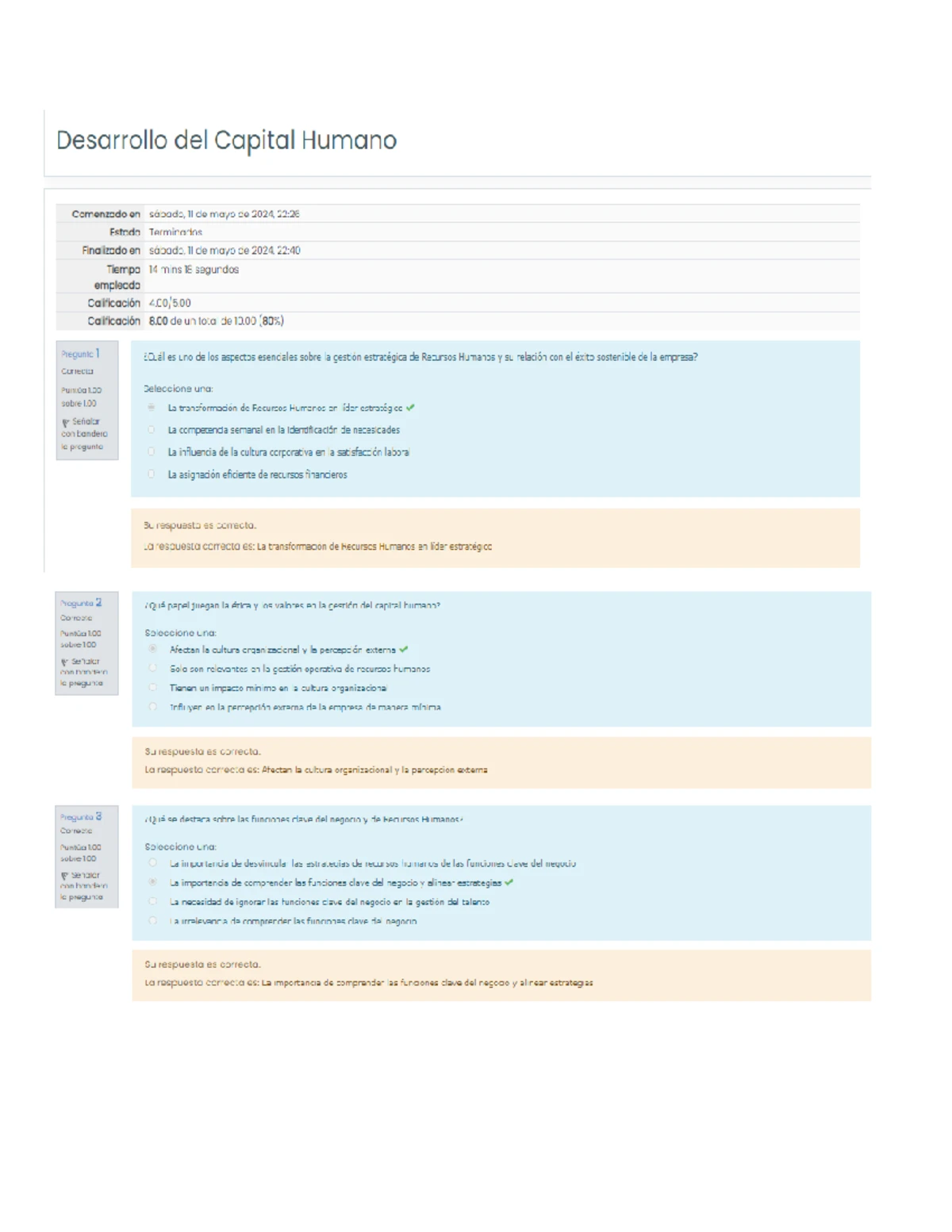 Administracion DEL Capital Humano Agosto - ¿A quién corresponde la responsabilidad del manejo ...