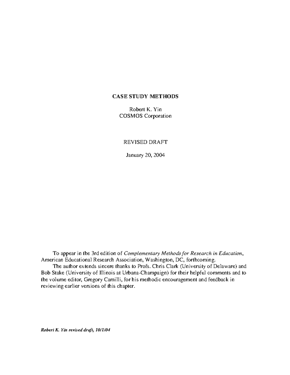 Yin R.K. - Case Study Methods in Educational Research: A Review ...