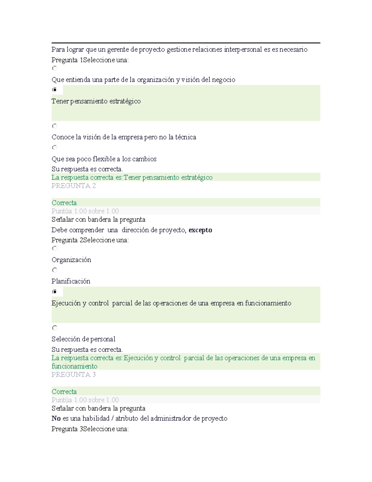 Puntos Extra - Semana 1: Administración de Proyectos - Studocu