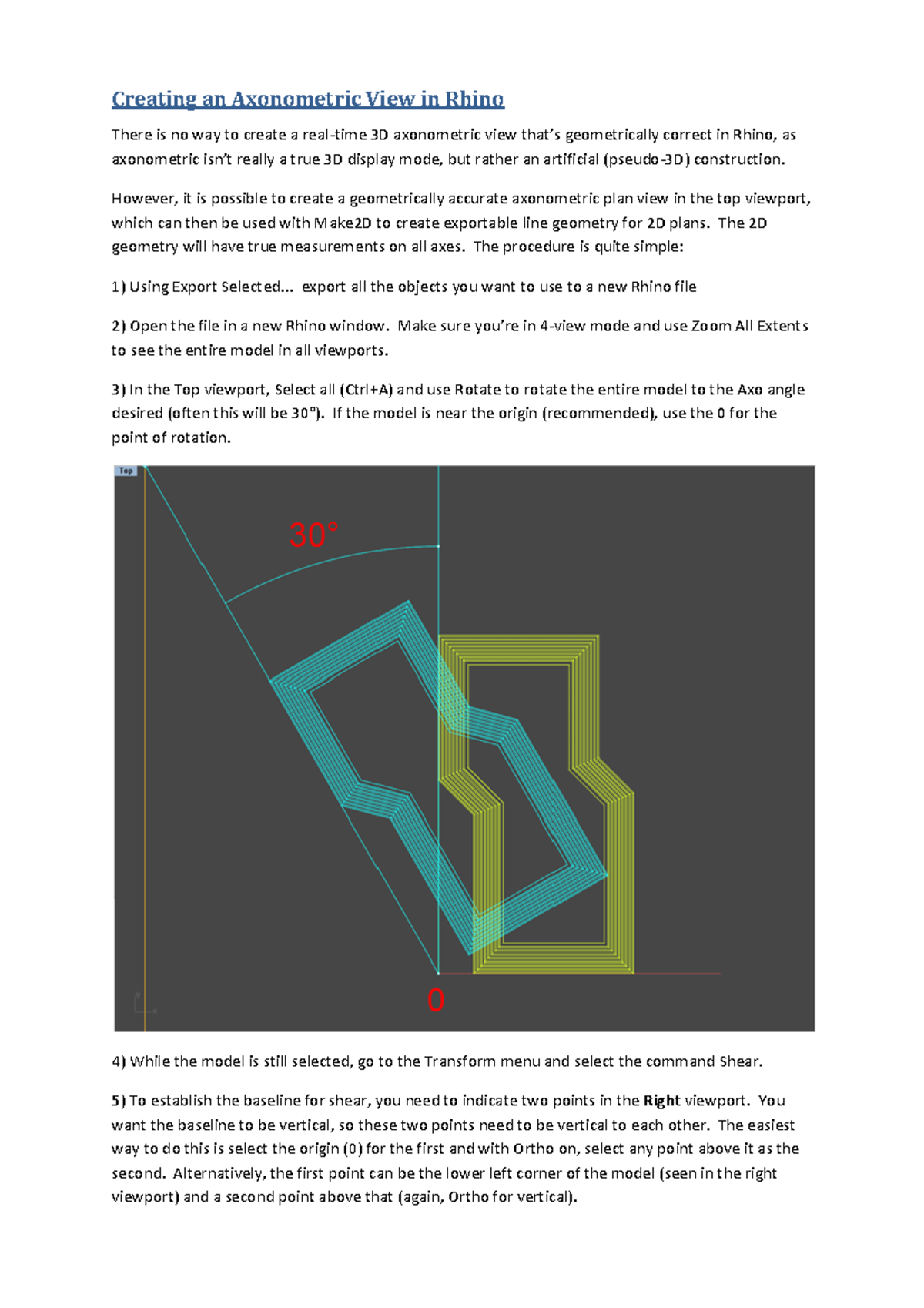 Creating an Accurate Axonometric View in Rhino: Step-by-Step Guide ...