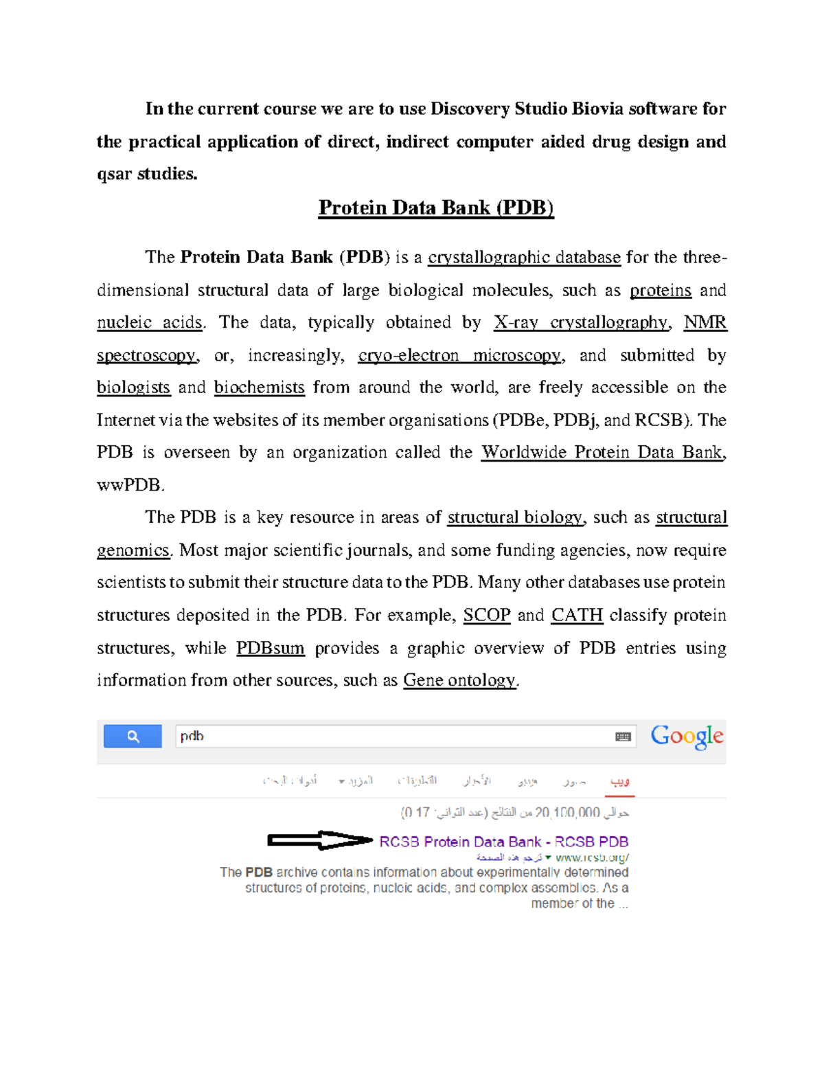 Practical Manual for Drug Design using DS BIOVIA Software - Studocu