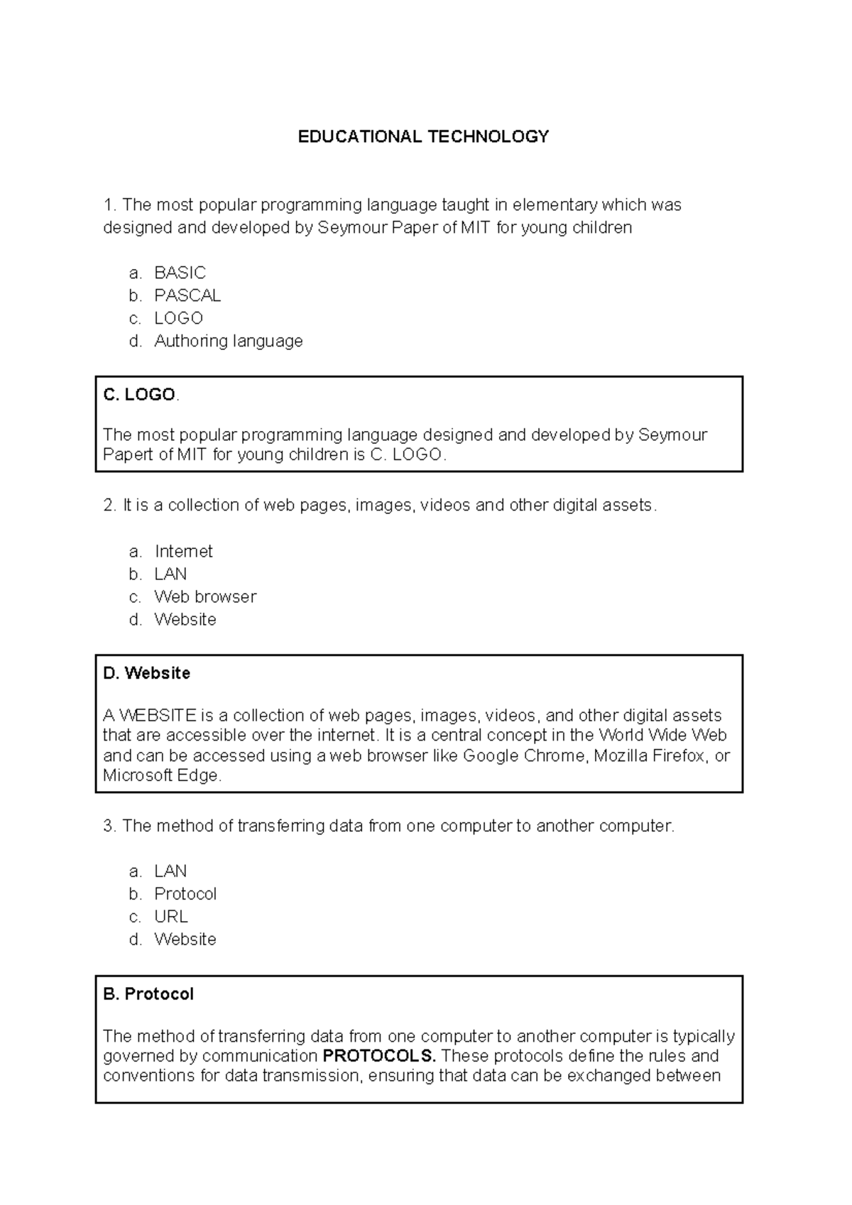 Educational-Technology - EDUCATIONAL TECHNOLOGY The most popular ...