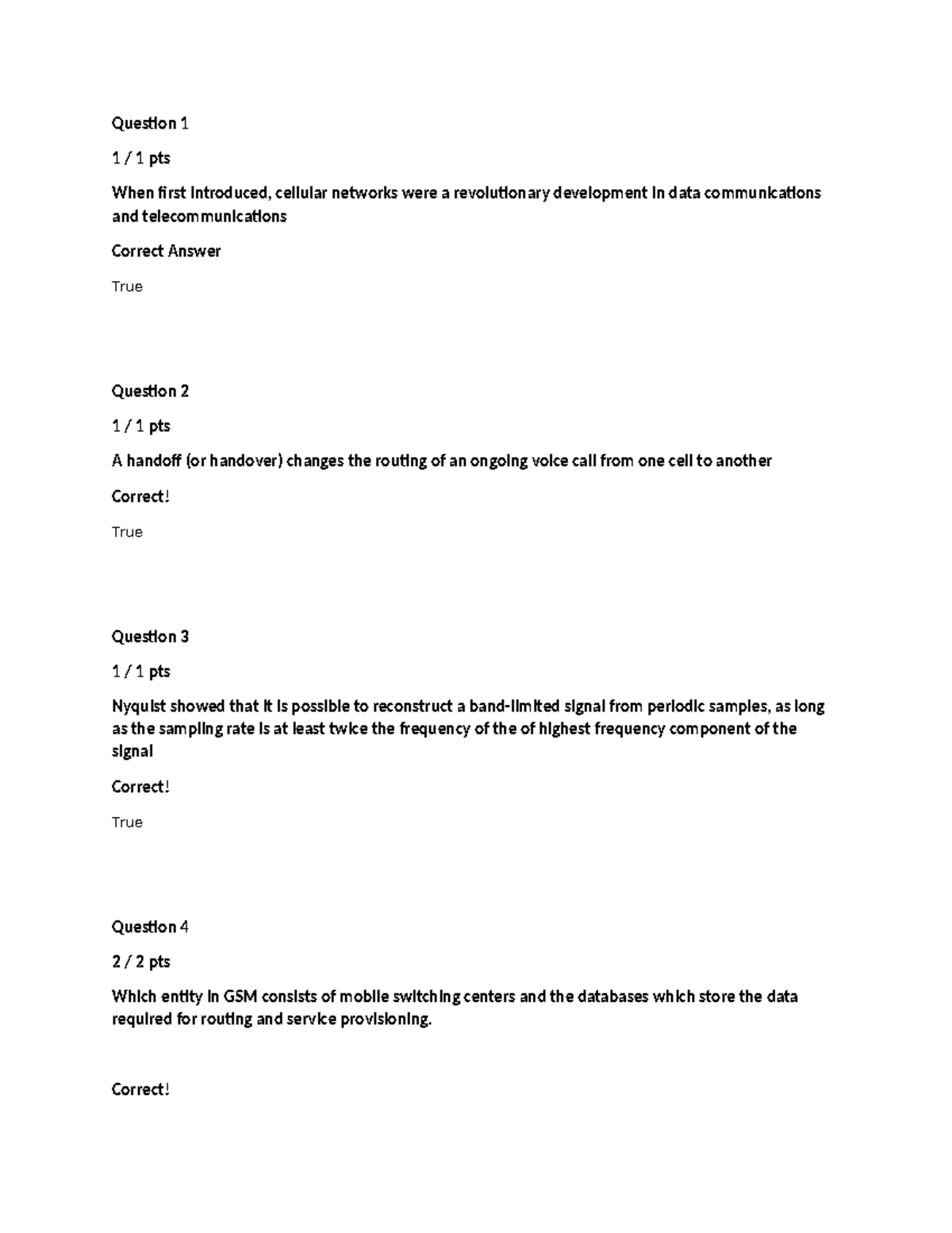 IFT 372 Quiz Compendium: Key Concepts and Answers - Studocu