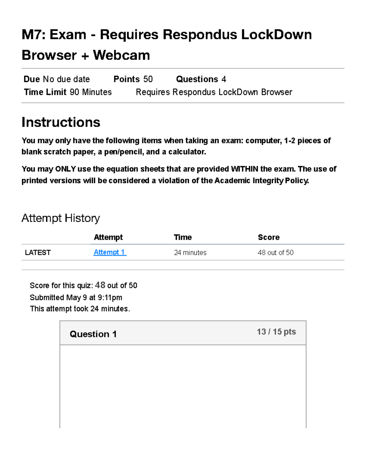 M7 Exam Requires Respondus Lock Down Browser Webcam Introduction to Statistics 2021 Lagios - Studocu