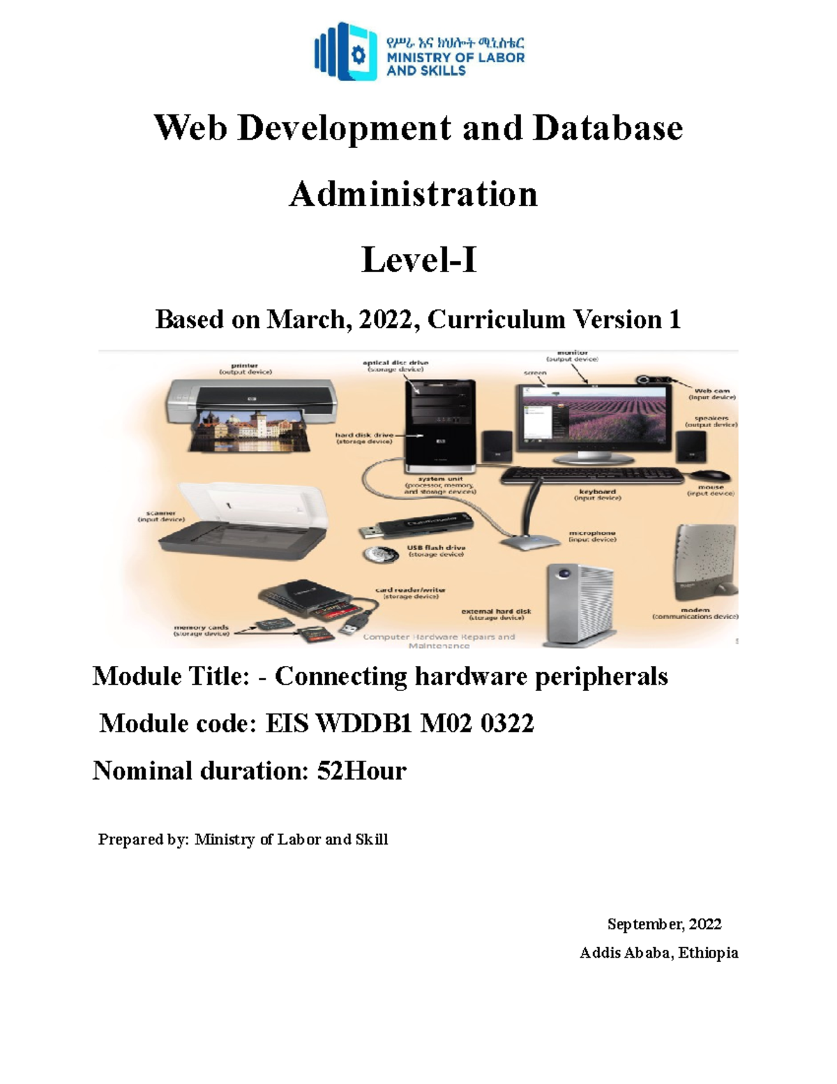 EIS WDDB1 M02 0322: Connecting Hardware Peripherals - Module 02 Guide ...