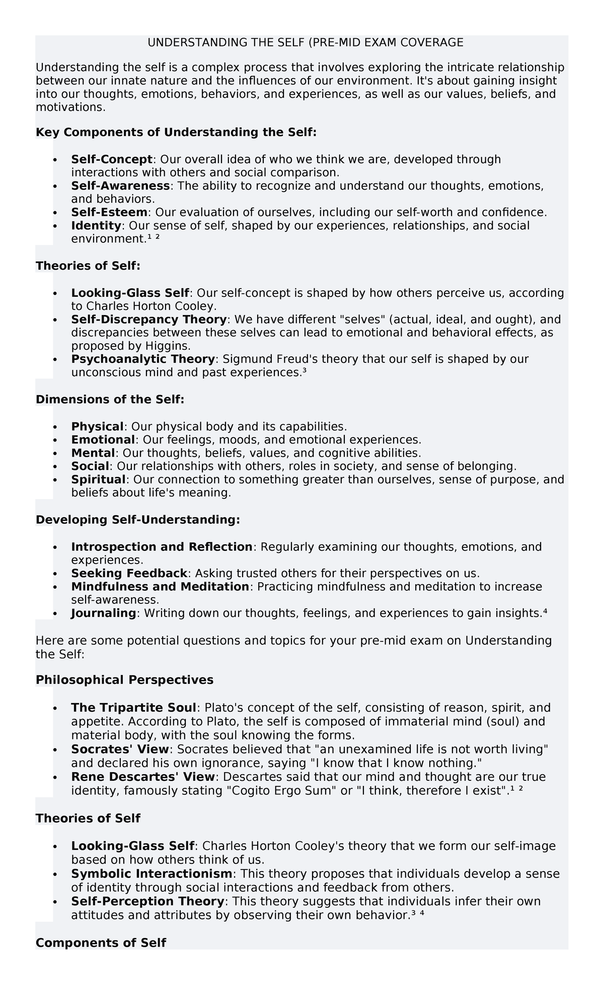 PSY 101: Understanding the Self Exam Coverage and Key Concepts - Studocu