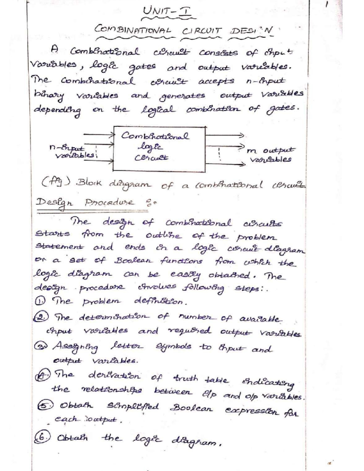 CS3351 Combinational Circuit Design Notes and Examples - Studocu