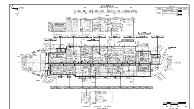 FPSO MERO 3 Project: Production Deck Layout & Escape Routes - Studocu