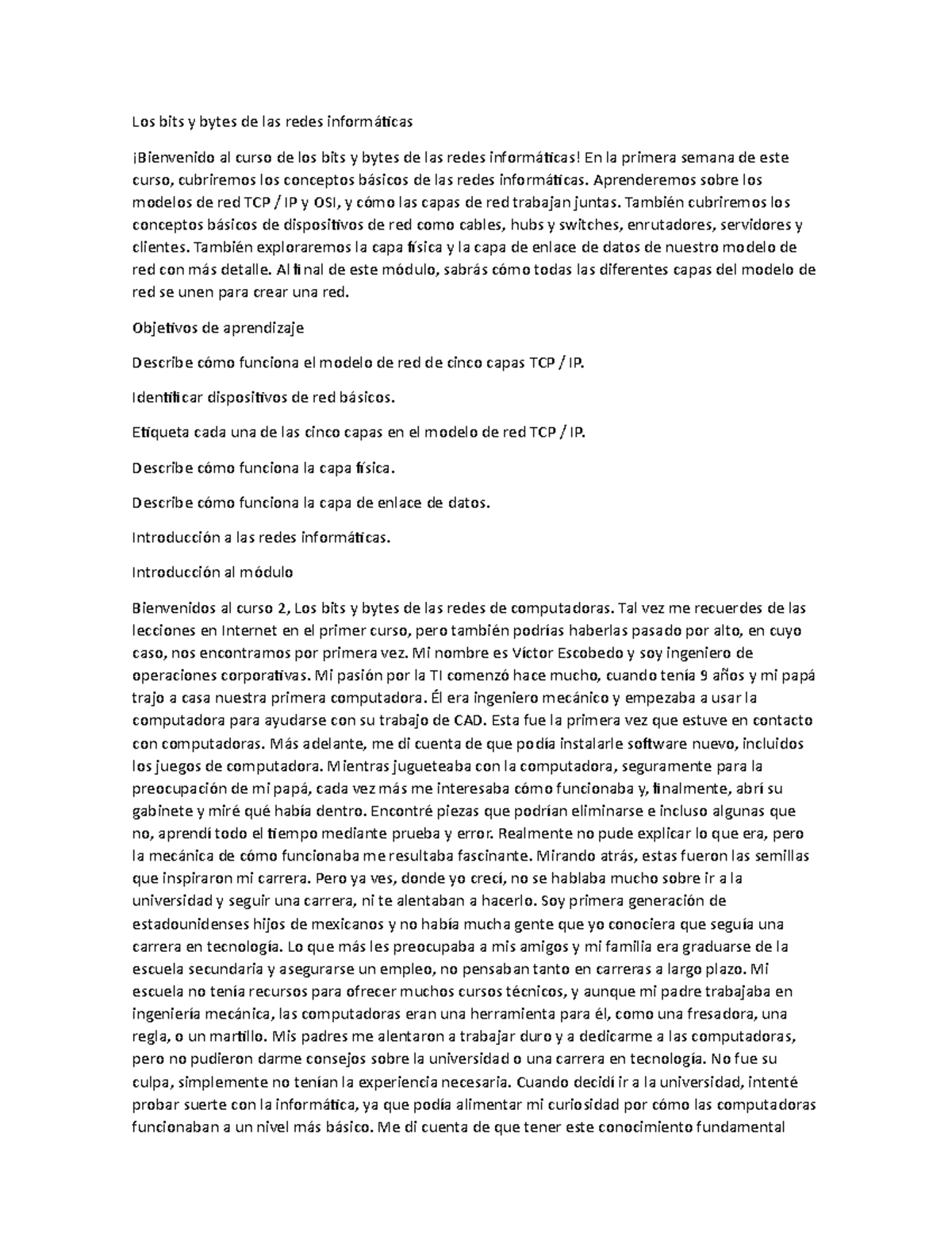 Los bits y bytes de las redes informáticas - Aprenderemos sobre los ...