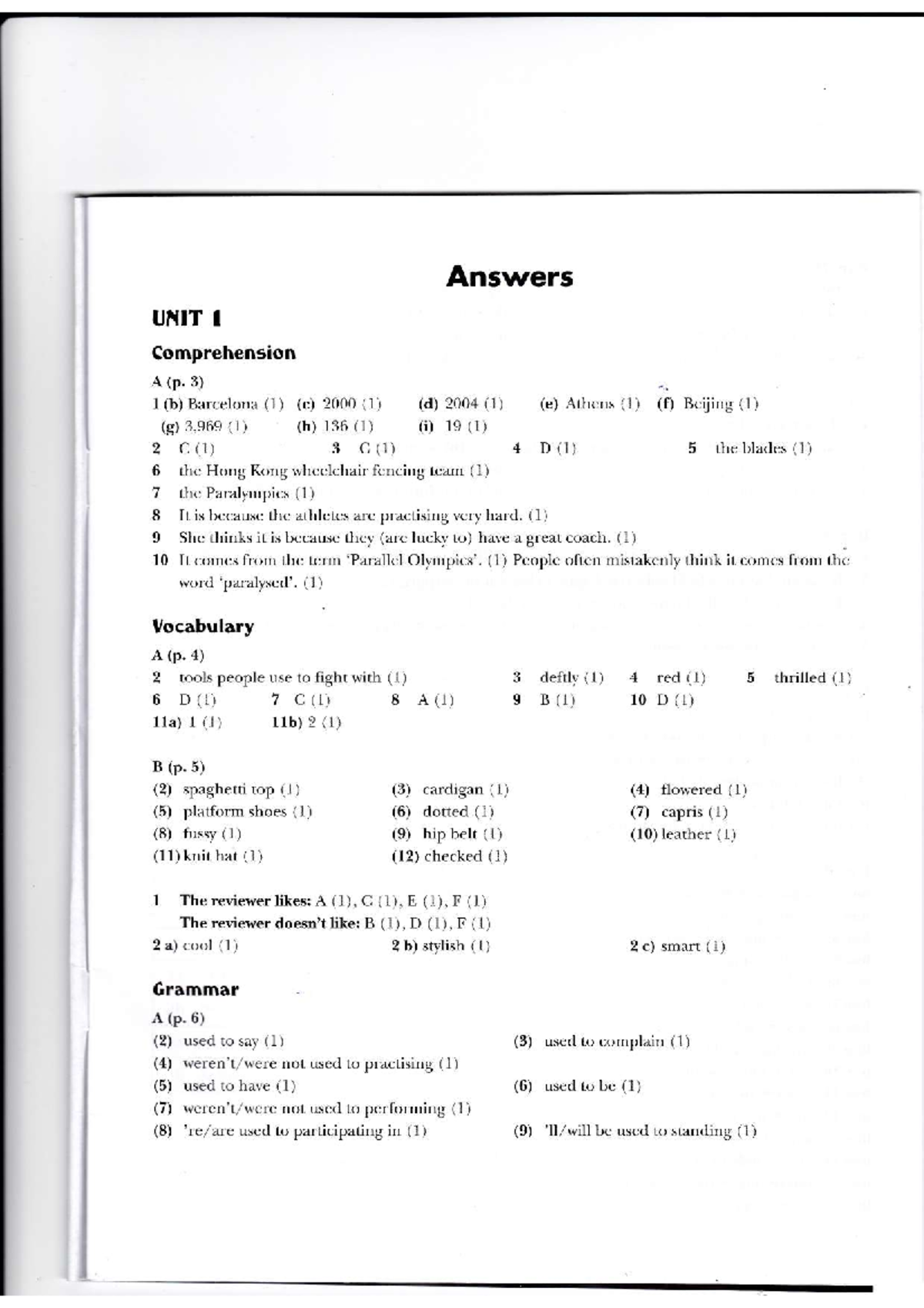 Eng Longman Express S3-S4 Summer Holiday Exercise Book Answers - Studocu