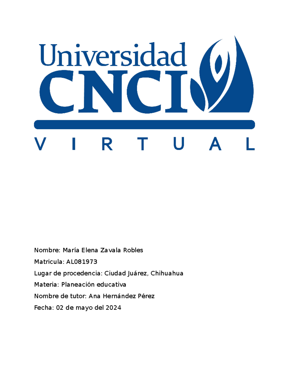 Proyecto Integrador planeación educativa - Planeacion de Negocios ...