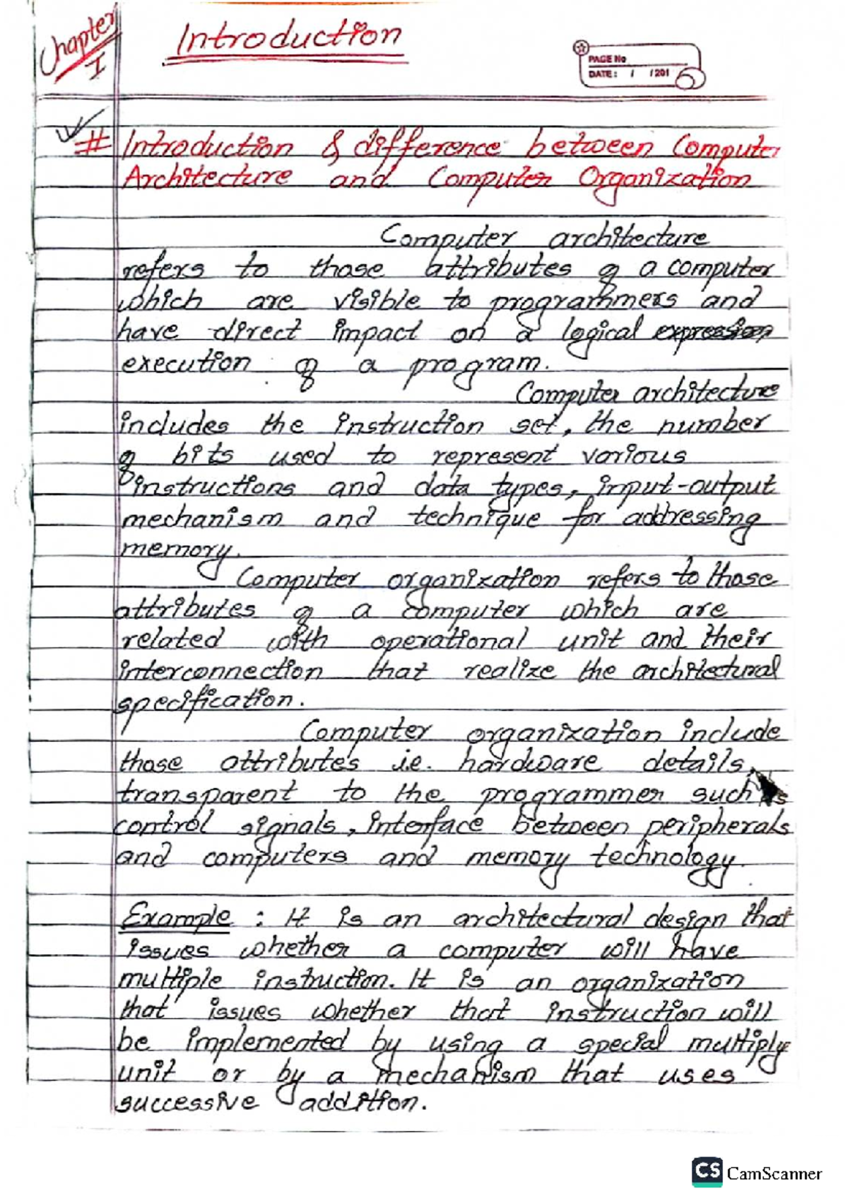 Computer Architecture vs. Computer Organization: Key Differences - Studocu