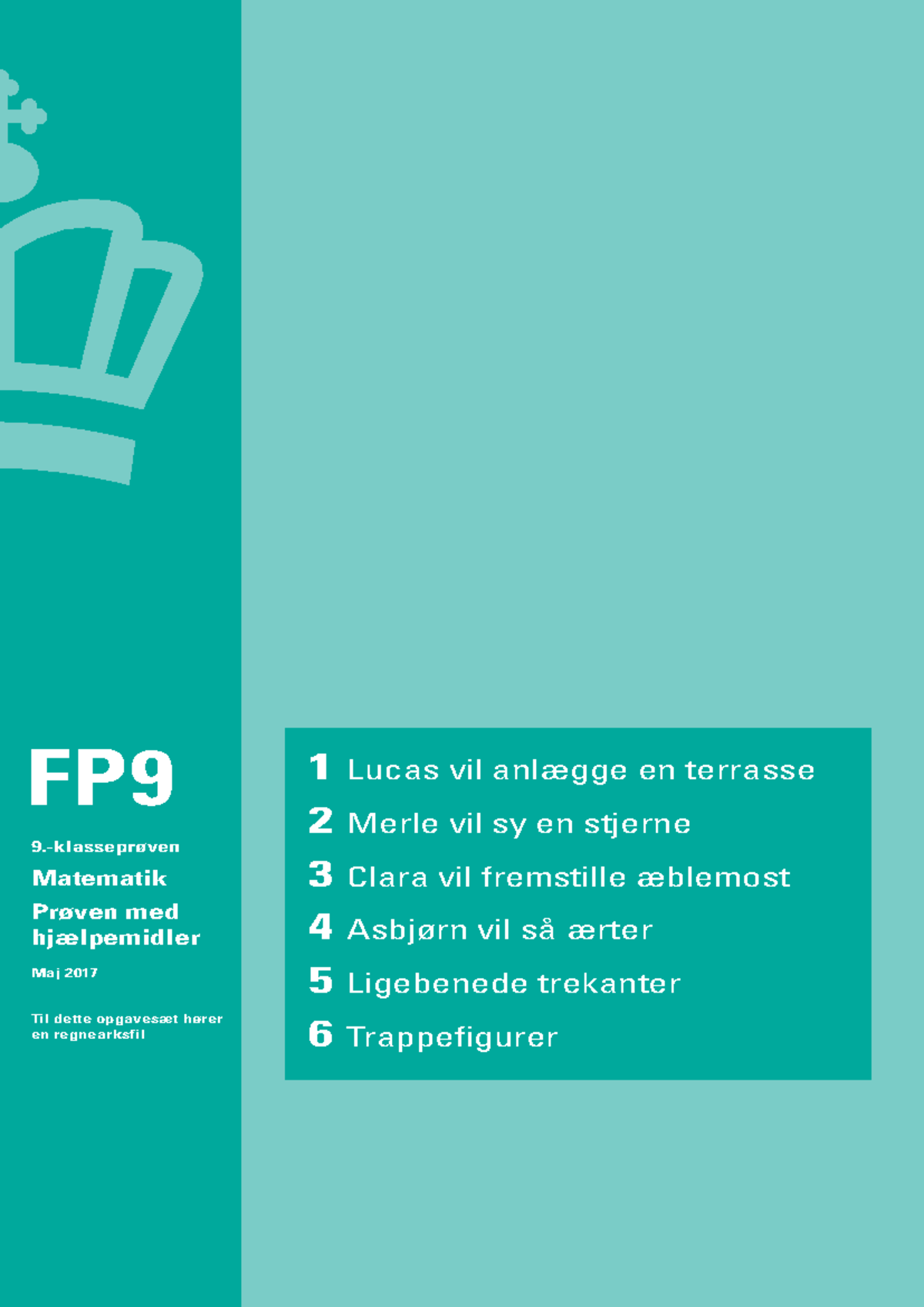 FP9 Matematik Opgaver - Maj 2017 - Studocu