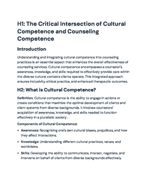 Cultural Competence in Counseling: Key Principles and Case Studies ...