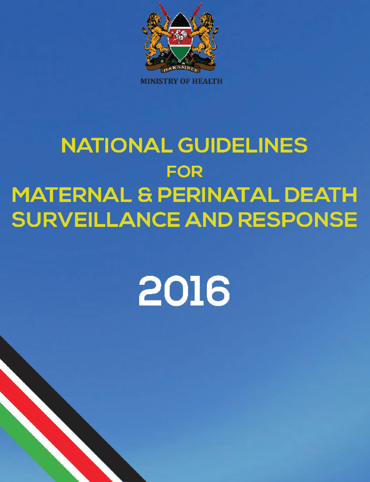 National Guidelines for Maternal & Perinatal Death Surveillance (MPDSR ...