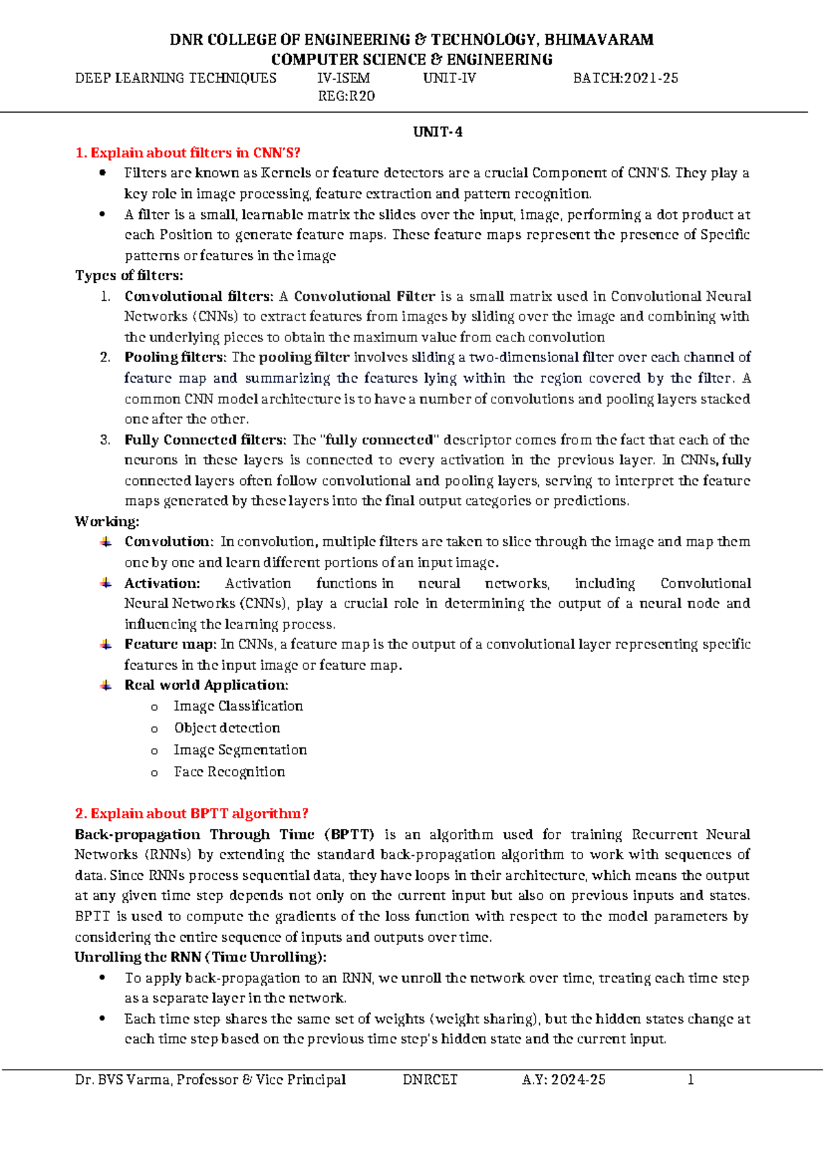 DLT UNIT-4 - Jntuk r20 - COMPUTER SCIENCE & ENGINEERING DEEP LEARNING TECHNIQUES IV-ISEM UNIT-IV ...
